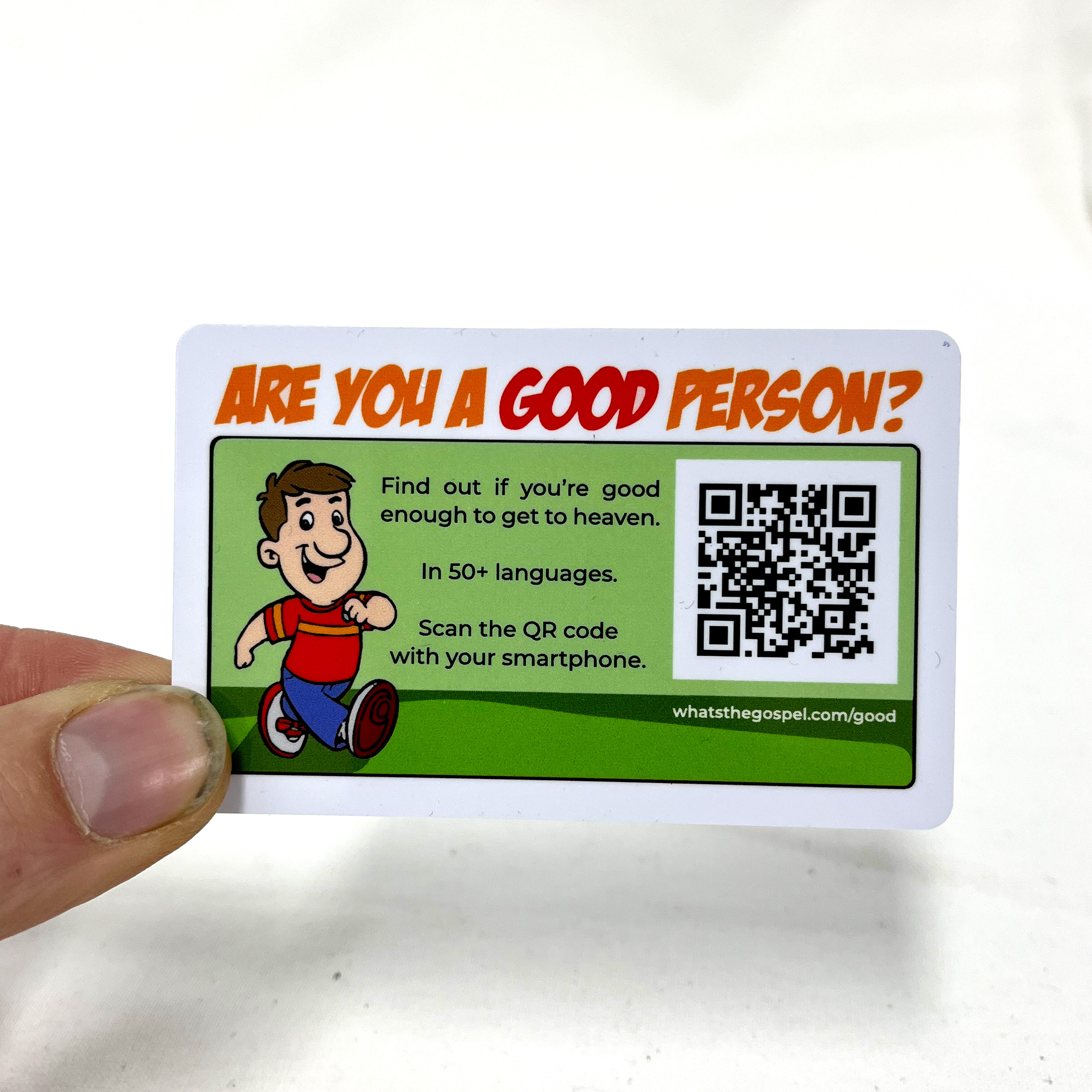 Multilingual Comic QR Card – Plastic – Living Waters Down Under ...